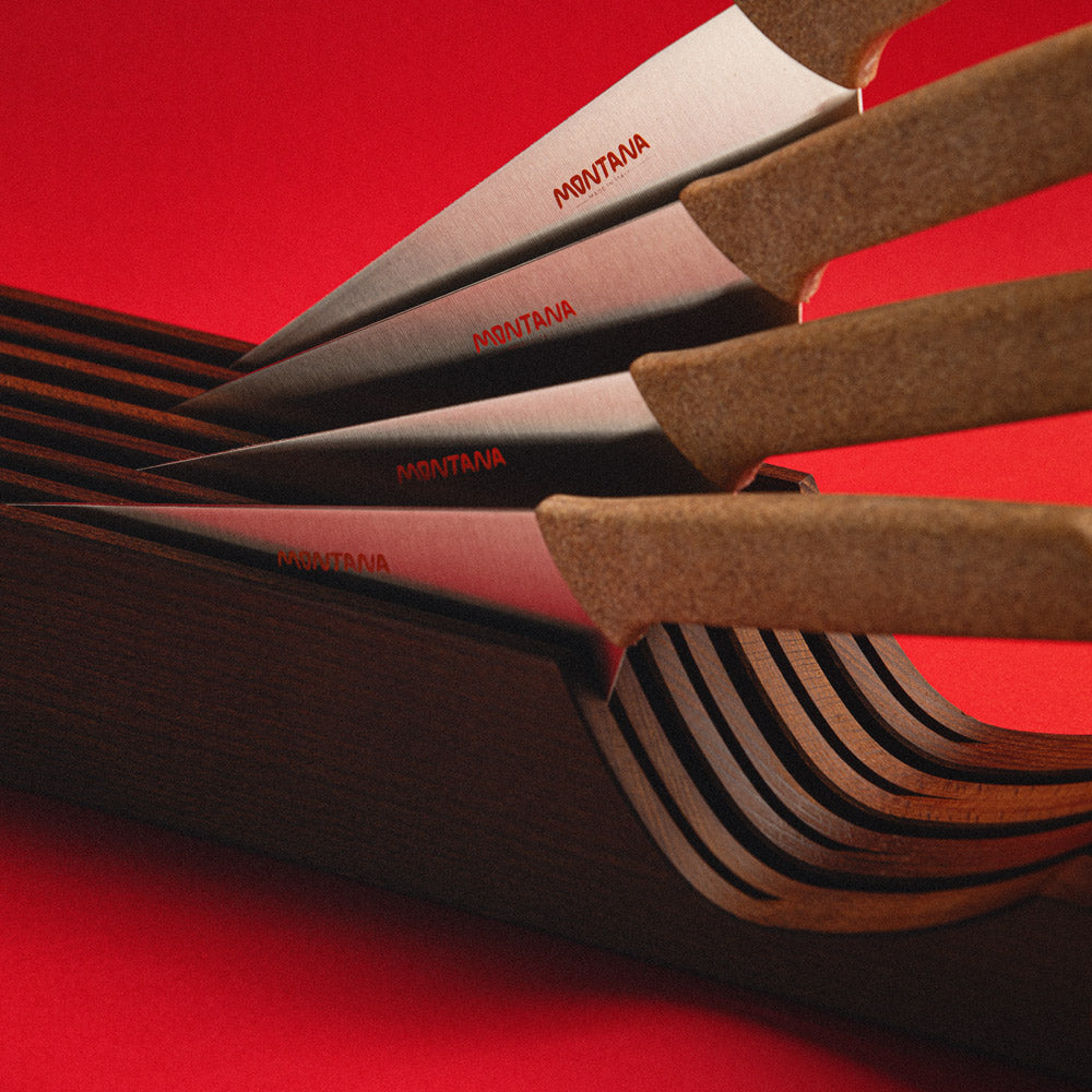 Set Coltelli 4 Set di Coltelli da Cucina Professionali | Coltelli Montana